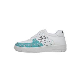 DOGO Sneaker low 'Dice Sneakers - Koala Hug' Damen Gr&ouml;&szlig;e 40 wei&szlig; Sommerschuhe