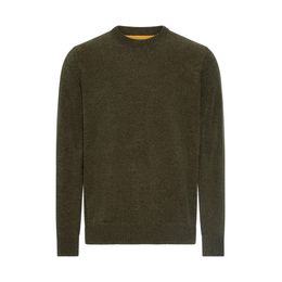 Camel Active Pullover mit seitlichem Strick-Einsatz Herren Gr&ouml;&szlig;e XL oliv