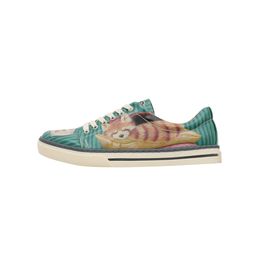 DOGO Sneaker low 'DOGO Sneaker - You are a Sleepy Red Panda' Damen Gr&ouml;&szlig;e 36 gr&uuml;n Sommerschuhe