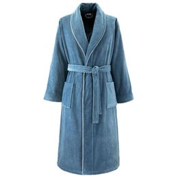 BOSS home Bademantel lang 'TIAGO' Damen Gr&ouml;&szlig;e XL blue denim