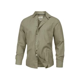INDICODE JEANS Business Shirt ' Ceppo ' male size 43/44 Olive