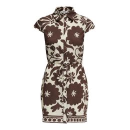 ONLY Kleid 'ONLLeila' Damen Gr&ouml;&szlig;e 40 ecru / braun Sommerkleid