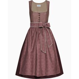 FELICITAS Midi-Dirndl Dala Altrosa (Gr&ouml;&szlig;e: 34)