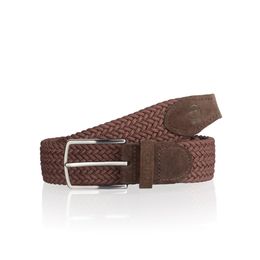 Fafigo G&uuml;rtel 'Flechtg&uuml;rtel mit Stretch "Marsala"' Herren Gr&ouml;&szlig;e 100 braun
