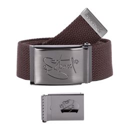2Stoned Belt 'Classic Matt Bottle-Opener' male size 115 Brown