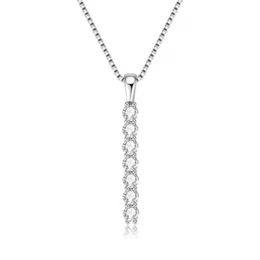 Rougemont Jewellery Kette 'Funkelnde Moissanit Halskette 925 sterling Silber' Damen Gr&ouml;&szlig;e 45 cm silber
