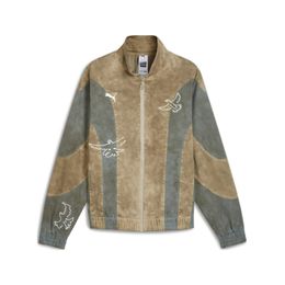 Puma &Uuml;bergangsjacke 'Puma X Kidsuper' Herren Gr&ouml;&szlig;e XS dunkelbeige Sommerjacke