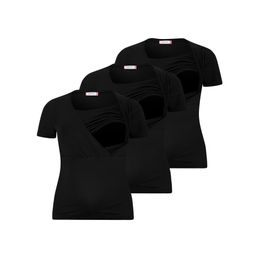 M.m.c. Umstand Shirt 'Stillshirt Umstandsmode' Damen Gr&ouml;&szlig;e M schwarz