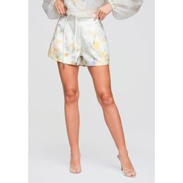 Ombre Shorts Damen Gr&ouml;&szlig;e 38 blau / gelb