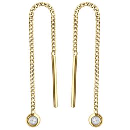 Firetti Ohrringe Damen Gr&ouml;&szlig;e One Size gold / transparent