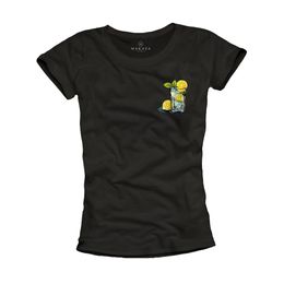 Makaya Shirt 'Gin Tonic' Damen Gr&ouml;&szlig;e XL schwarz