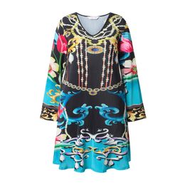 MIAMODA Tunika Damen Gr&ouml;&szlig;e 9XL marine / neonblau / gelb / neongr&uuml;n