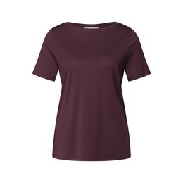 Street One Basic T-Shirt mit Rundhals in Unifarbe Damen Gr&ouml;&szlig;e L altrosa