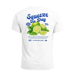 Neverless Shirt 'Squeeze the Day' Herren Gr&ouml;&szlig;e XXXL wei&szlig;