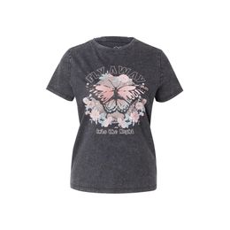 QS Shirt female size L Beige / Taupe / Black