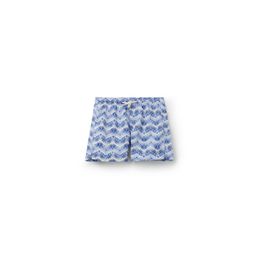 CALZEDONIA Badeshorts Jungen Gr&ouml;&szlig;e 140 blau / wei&szlig;
