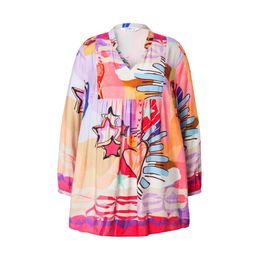 Angel Of Style Tunika Damen Gr&ouml;&szlig;e XXXL lila / flieder / hellorange / rosa