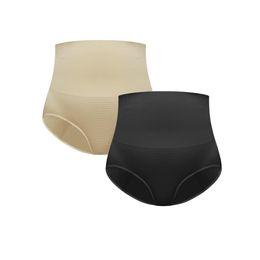 Meetwee Shapinghose '2 PACK Plus Size Shaping Slip' Damen Gr&ouml;&szlig;e XL beige