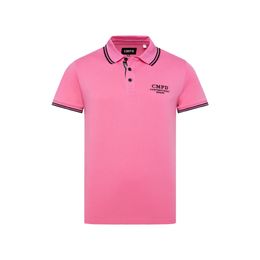 CMPD Poloshirt mit Tippings Herren Gr&ouml;&szlig;e L pink