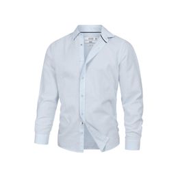 INDICODE JEANS Business Shirt 'Ceppo' male size 45/46 Sky blue