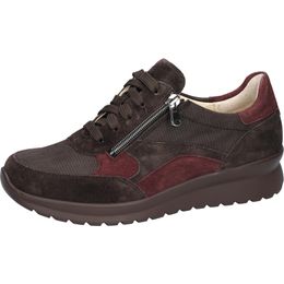 Waldl&auml;ufer Waldl&auml;ufer Sneaker Damen Gr&ouml;&szlig;e 42.5 dunkelbraun / bordeaux Sommerschuhe