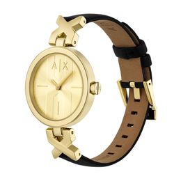 ARMANI EXCHANGE Analog Watch female size One size Gold / Black