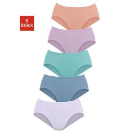 PETITE FLEUR BY LASCANA Jazz-Pants Slips mehrfarbig Gr. 36 f&uuml;r Damen. Mit Ziern&auml;hte. K&ouml;rpernah. Nachhaltig.