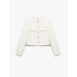 KOTON Blazer 'JACKSACKEN' Damen Gr&ouml;&szlig;e 46 wei&szlig;
