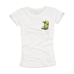 Makaya Shirt 'Gin Tonic' Damen Gr&ouml;&szlig;e S wei&szlig;
