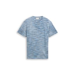 Tom Tailor Shirt male size L Light blue / Black / White
