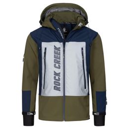 Rock Creek Funktionsjacke Herren Gr&ouml;&szlig;e L navy / grau / oliv