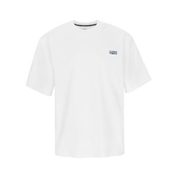 SPITZBUB Shirt 'Summer vibes' male size S Aqua / Petrol / Orange / White