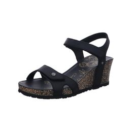 Panama Jack Sandale 'Sandalette Damen Julia Basics B1 Echtleder in schwarz' Damen Gr&ouml;&szlig;e 39 schwarz