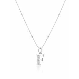 Hey Happiness Kette 'Letter F' Damen Gr&ouml;&szlig;e Onesize silber