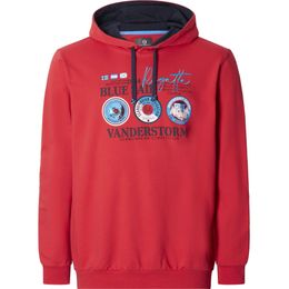 Jan Vanderstorm Sweatshirt 'Wilmer' male size XL Blue / Red / White