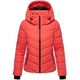 MARIKOO Winter Jacket 'Samuiaa XVI' female size XXXL Light red / Black