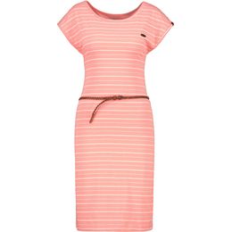 Alife & Kickin Kleid 'ElliAK' Damen Gr&ouml;&szlig;e 38 grau / koralle / wei&szlig;