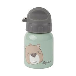 Sigikid Trinkflasche Jungen Gr&ouml;&szlig;e XXXS grau / mint