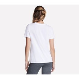 Skechers Shirt female size XS Blue / Light red / White
