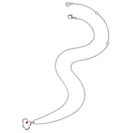Glanzst&uuml;cke M&uuml;nchen Schmuck M&auml;dchen Gr&ouml;&szlig;e One Size rot / silber