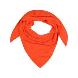 Stylebreaker Tuch 'Musselin Dreiecktuch Einfarbig' Damen Gr&ouml;&szlig;e One Size orange