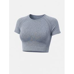 LEAFLETIC Performance Shirt 'Leafletic Women&rsquo;s Short Sleeve Sports Tops' female size XS Dark grey
