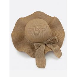 Vivi Idee Hat 'Strohhut' female size 54/64 Dark beige