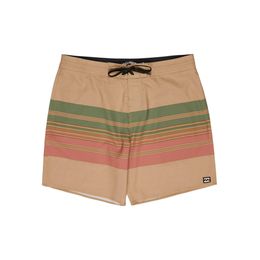 Billabong Boardshorts 'Spinner' Herren Gr&ouml;&szlig;e M cappuccino / dunkelgr&uuml;n / magenta