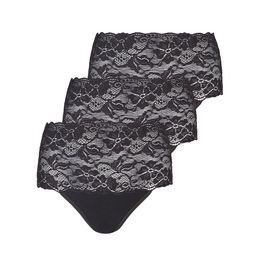 Nina von C. Slip 'Fine Cotton' Damen Gr&ouml;&szlig;e XL schwarz
