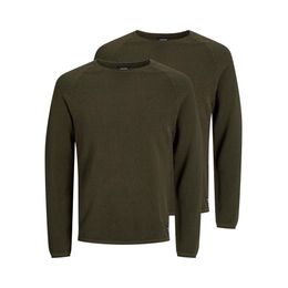 Jack & Jones Jack & Jones Pullover 'Hill' Herren Gr&ouml;&szlig;e M dunkelgr&uuml;n