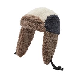 s.Oliver M&uuml;tze Jungen Gr&ouml;&szlig;e 51 creme / braun / schwarz
