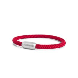 Akitsune Armband 'Silvus' Herren Gr&ouml;&szlig;e 18.5 cm rot