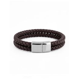 Akitsune Armband 'Simplicitas' Herren Gr&ouml;&szlig;e 20 cm braun