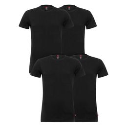 Levi's Levi's Shirt '4er Pack Crew Neck T-Shirts' Herren Gr&ouml;&szlig;e M schwarz